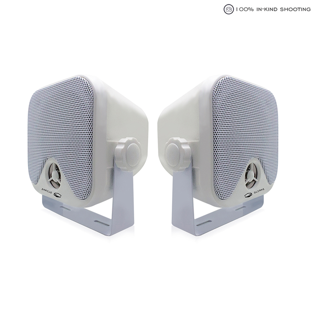 4 inch 100Watts Marine Waterproof Speakers Box Outdoor Heavy Duty ...