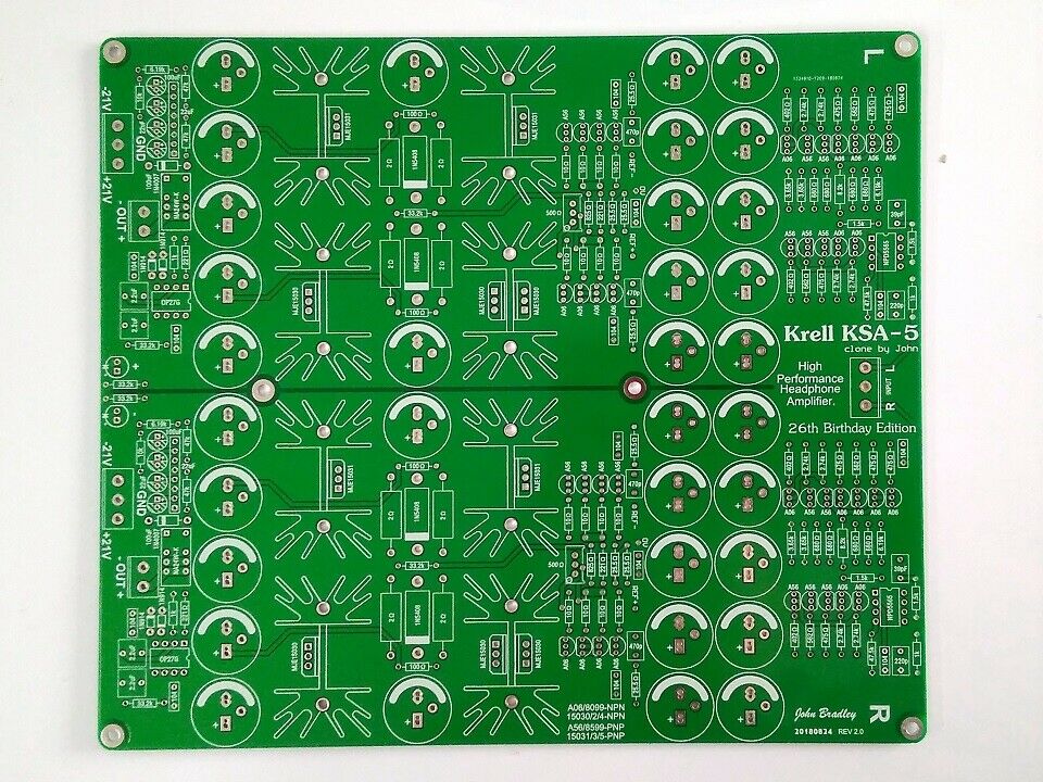 Hiend Clone Krell KSA-5 V2.0 Headphone Amp PCB KSA5 Amplifier Bare PCB ...