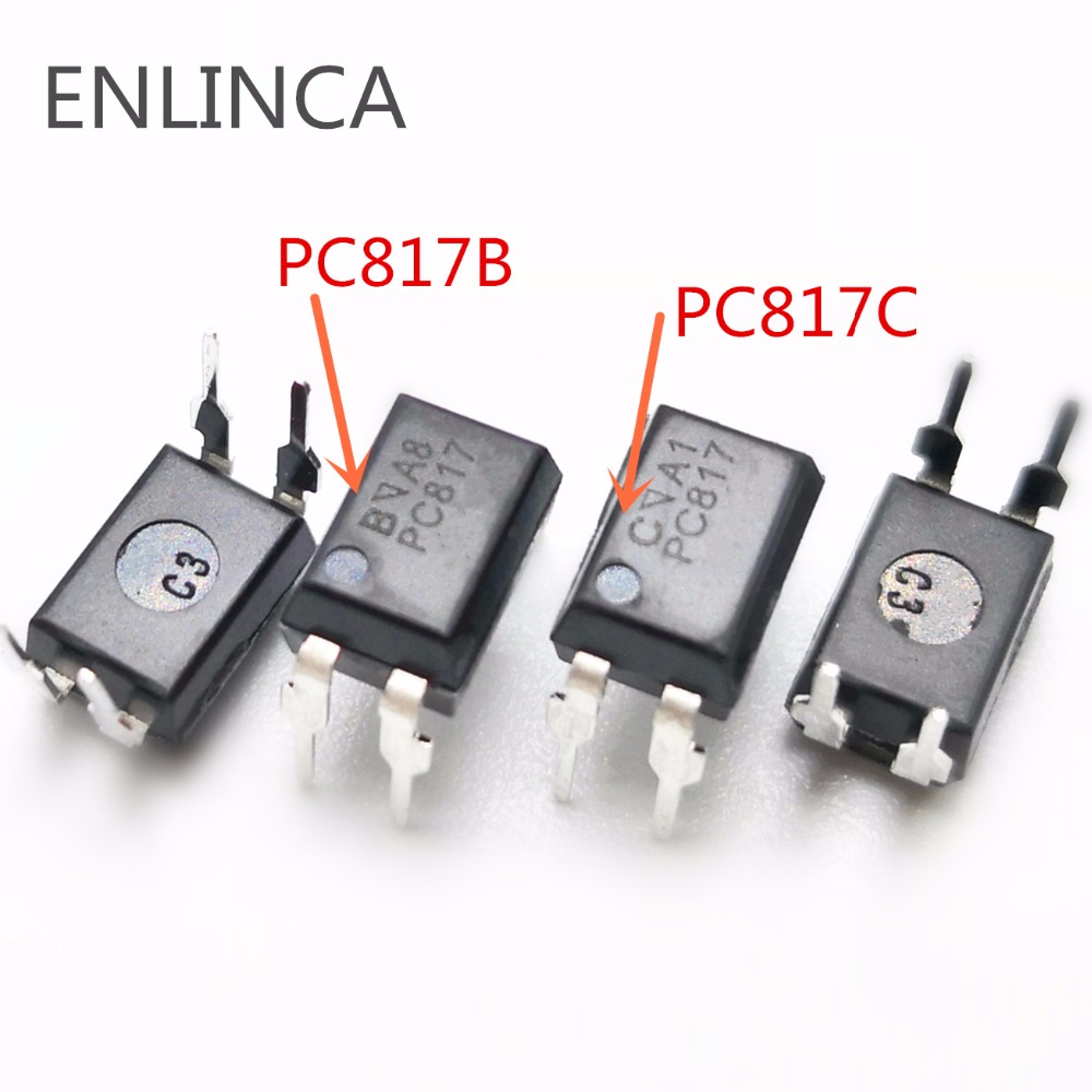 50pcs PC817 PC817C 817 817C FL817C PS817C DIP / Pc817 Optocoupler ...