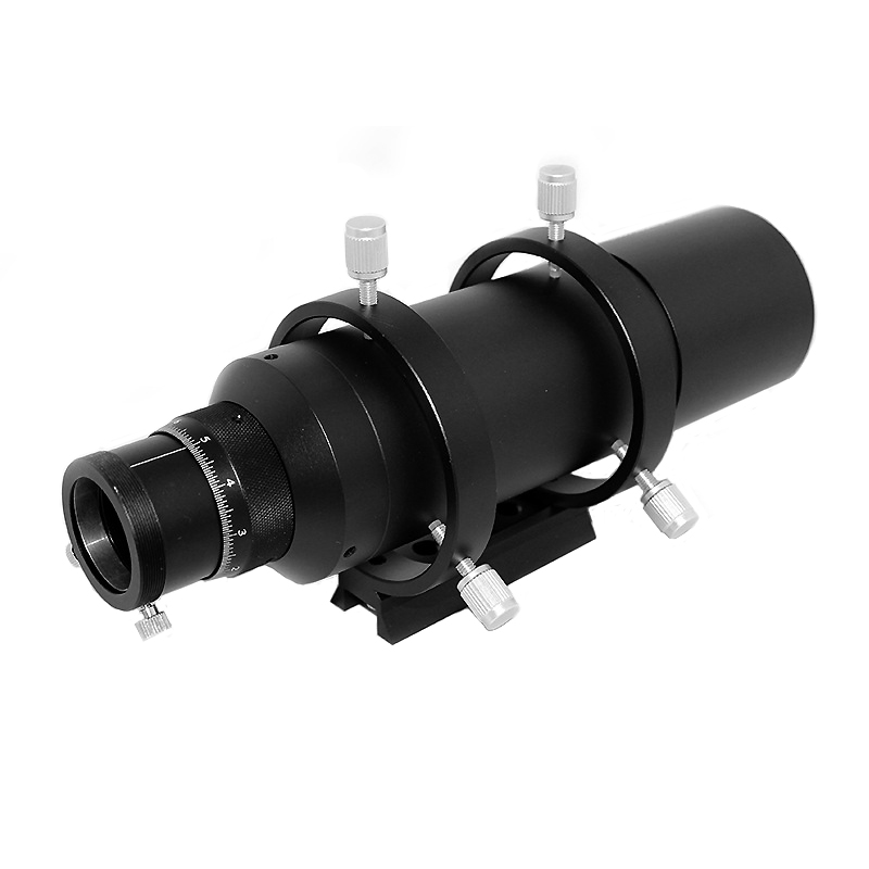 Deluxe 60mm Finderscope with Double Helical Focuser Full-metal Bracket ...