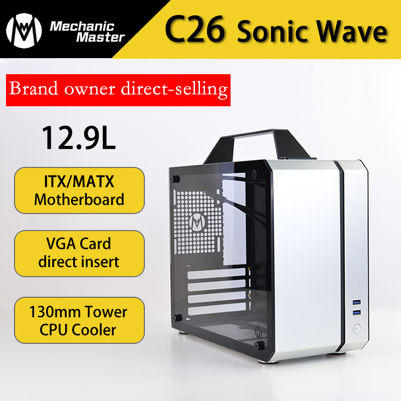 Mechanic Master C26- Sonic Wave-Portable ITX/MATX Multifunctional ...