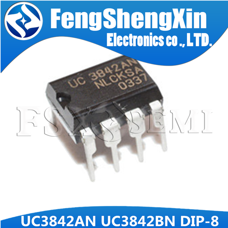 10pcs/lot UC3842AN DIP8 UC3842 UC3842BN DIP 3842AN DIP-8 UC3842A UC3842B UC3842 PWM Controller ...