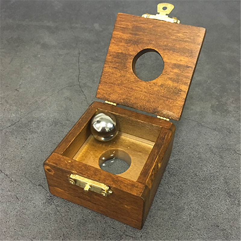 Steel Ball Thru Glass Magic Tricks Penetration Solid through Solid Magia Magician Close Up ...