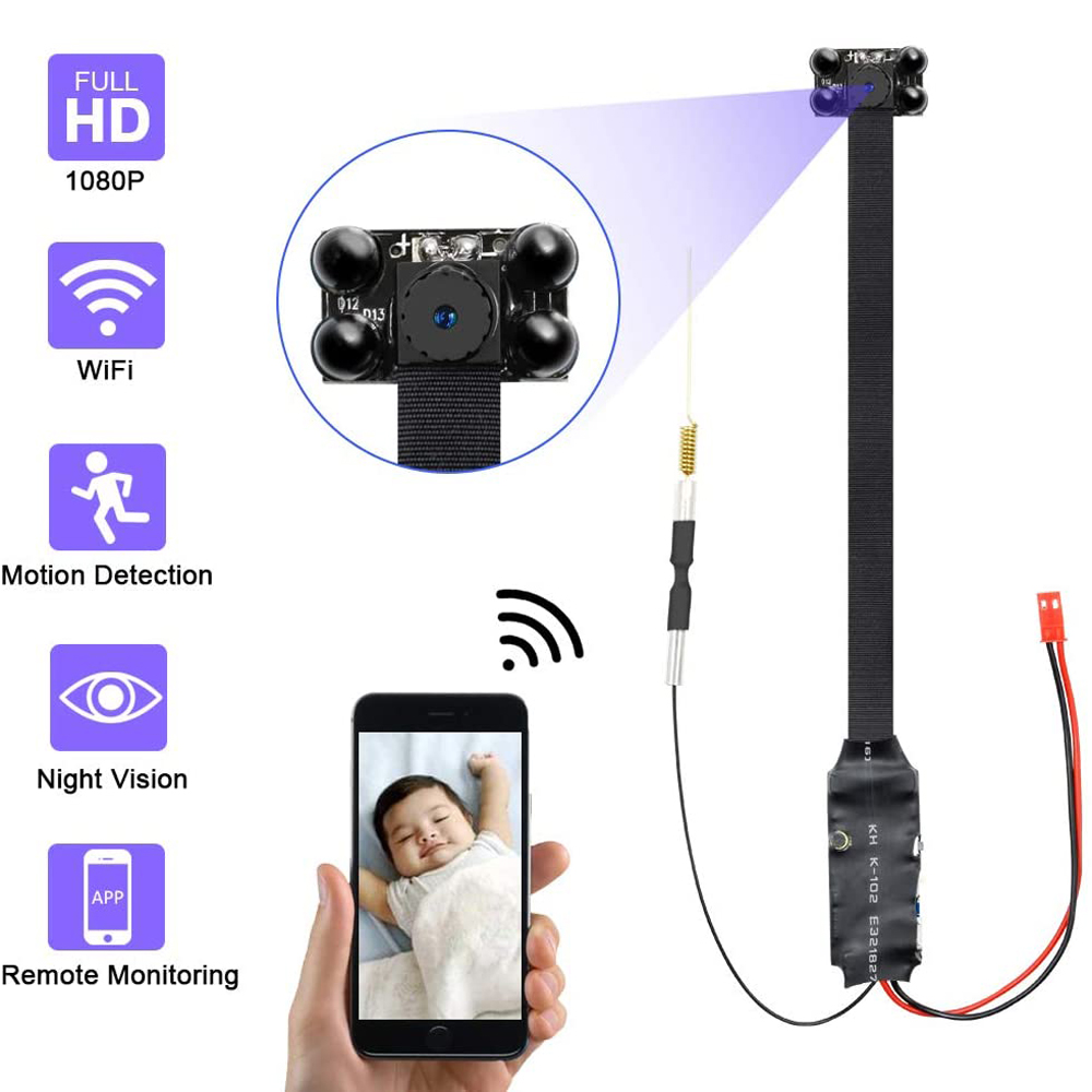 Wifi ip mini camera HD 1080P DIY Portable Network Camera P2P Micro ...