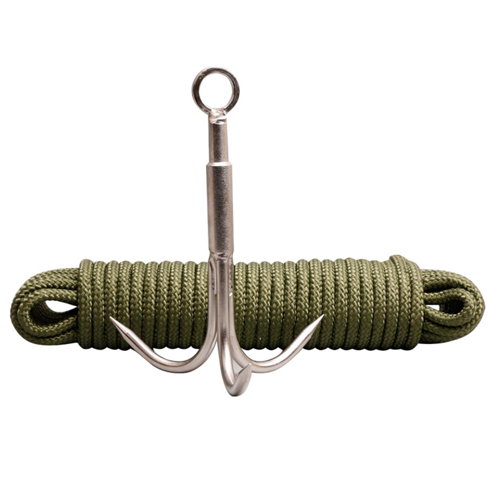 Grappling Hook Claw Folding 3 Claw Outdoor Survival Safety Climbing ...