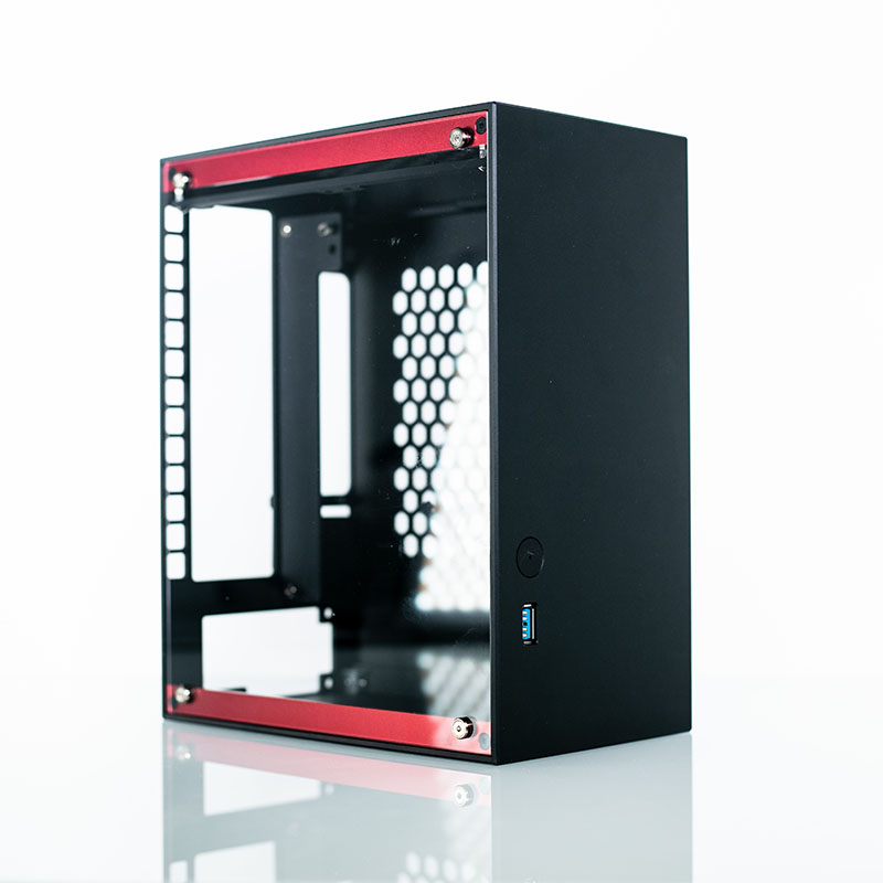 Best Gamer Case Acrylic PC Mini ITX Case Aluminum Cooler Cabinet Gaming ...