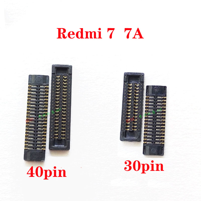 LCD Display FPC Connector Plug MotherBoard Pin For Xiaomi Redmi 7 Redmi ...