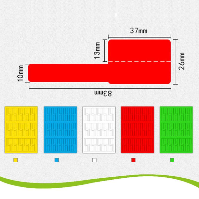 30pcs Waterproof Identification Tags Self-adhesive Cable Tie Sticker ...