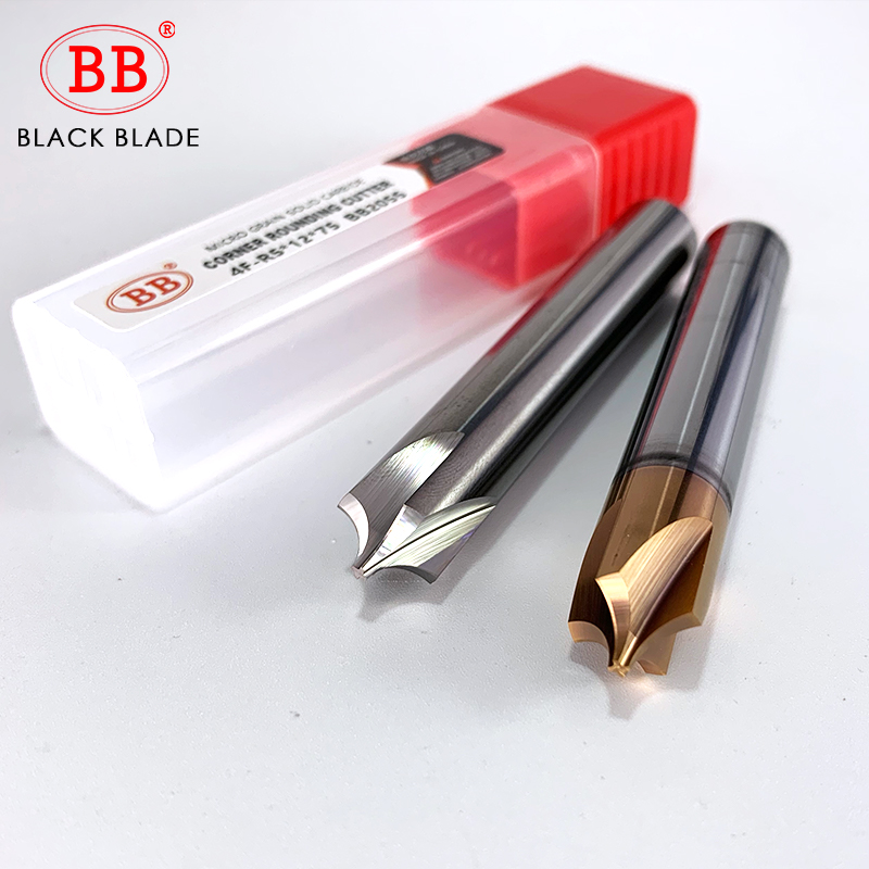 BB Carbide Radius Corner Rounding Cutter End Mill CNC Tool R0.5 R1 R2 ...