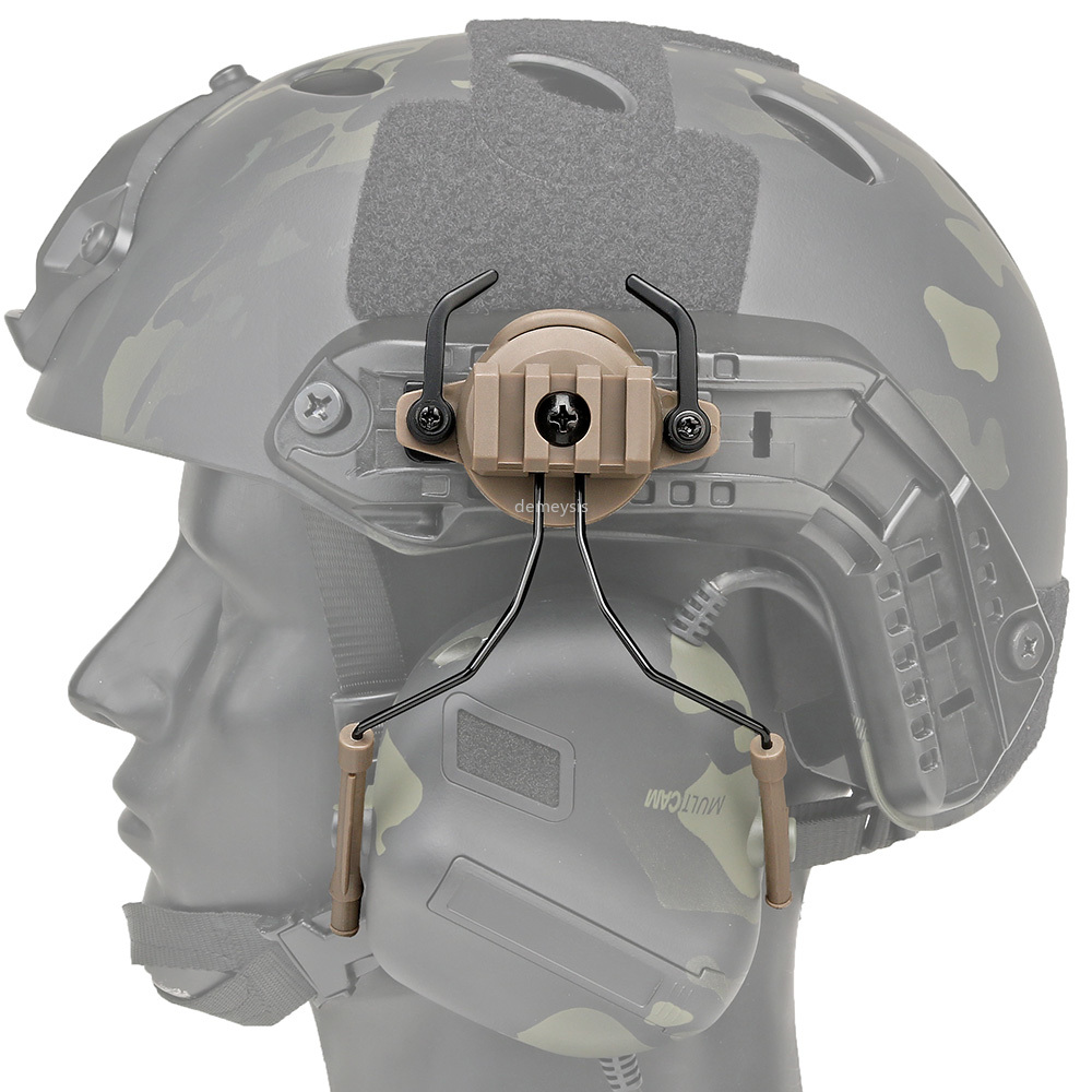 Tactical Helmet Accessories Military Headset Holder Fast Helmet Rail ...