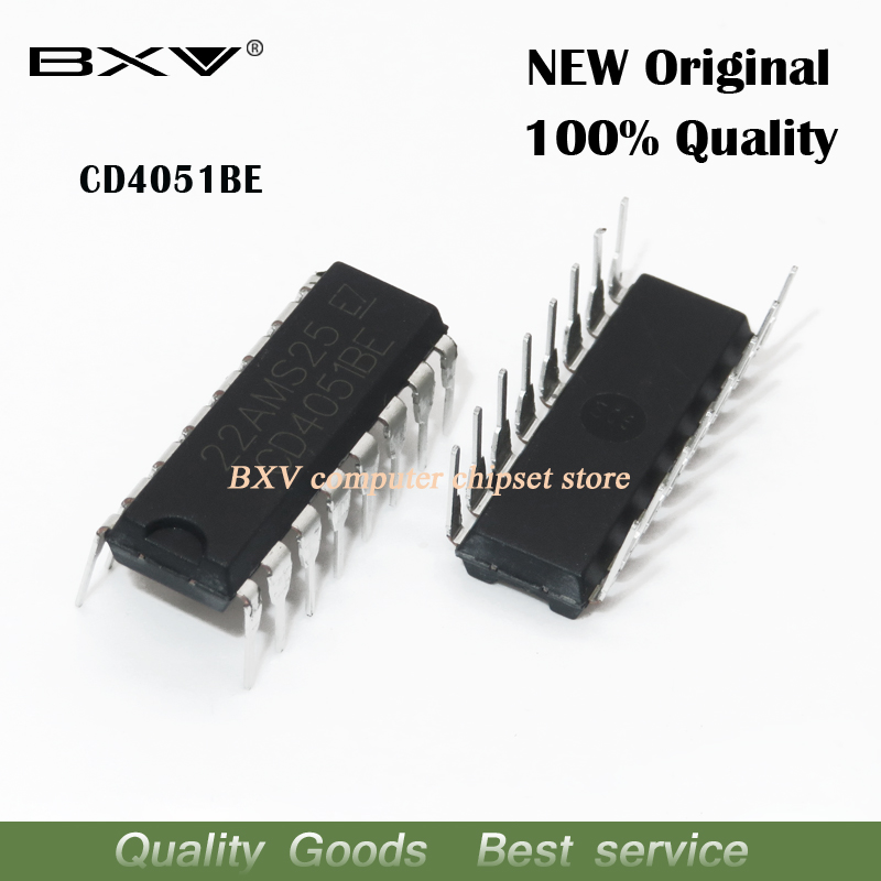 10PCS CD4051BE DIP16 CD4051 DIP 4051BE DIP-16 new original IC - Price history & Review ...