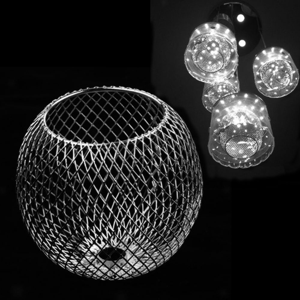 Modern Metal Chandelier Lampshade Ceiling Pendant Light Shade Craft ...