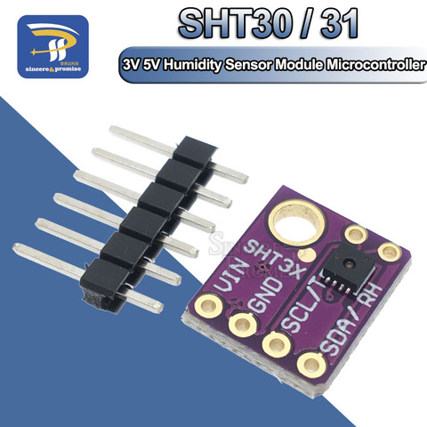 SHT31 Temperature & SHT31-D Humidity Sensor module Breakout Weather ...