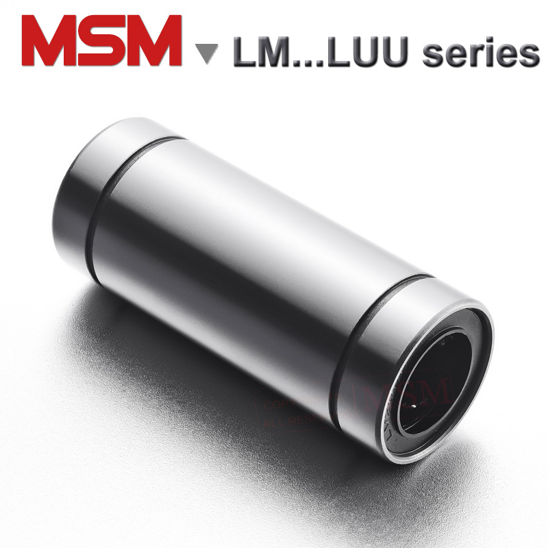 MSM Linear Motion Bearings LM5LUU LM6LUU LM8LUU LM10LUU LM12LUU LM16LUU ...
