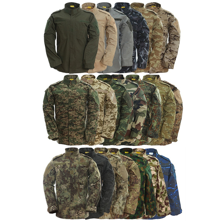 9Color Camouflage Army Mens Usmc Special Forces Military Uniform Combat ...