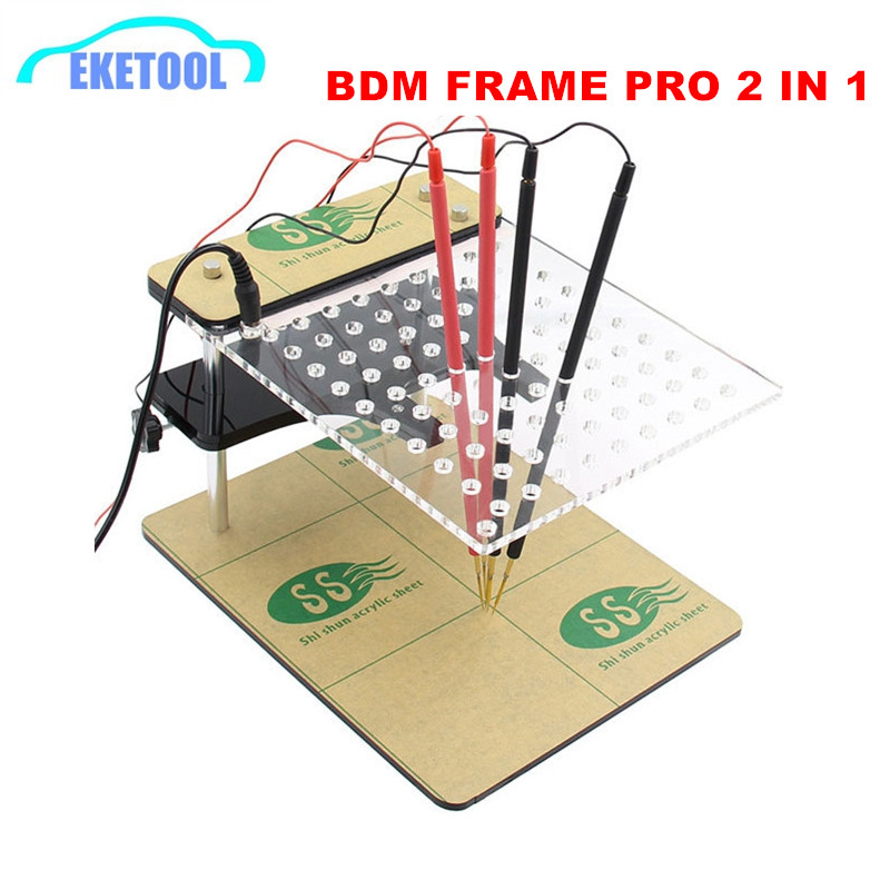 NEW LED BDM Frame PRO 2 IN 1 With 4Probe Pens ECU Chip Tuning Flasher ...
