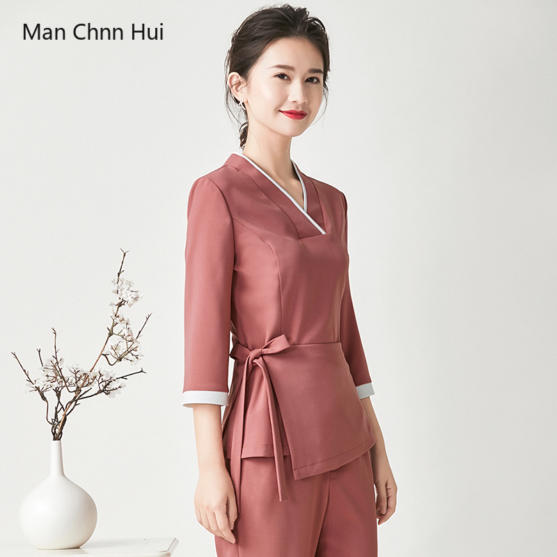woman beauty salon Uniforms Massage Sauna foot bath Workwear Beauty ...