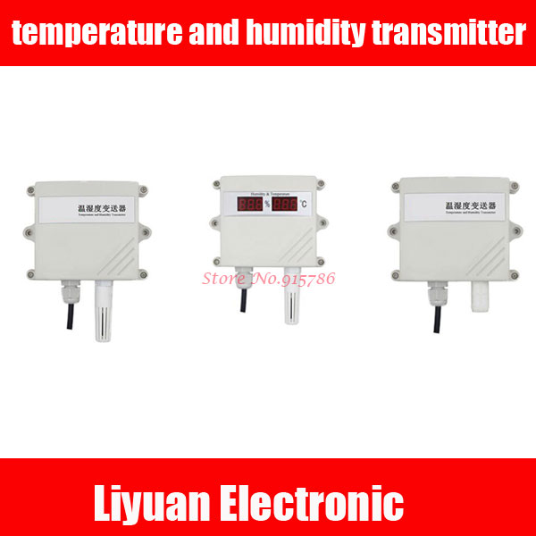 High-precision temperature and humidity transmitter / 4-20mA analog ...