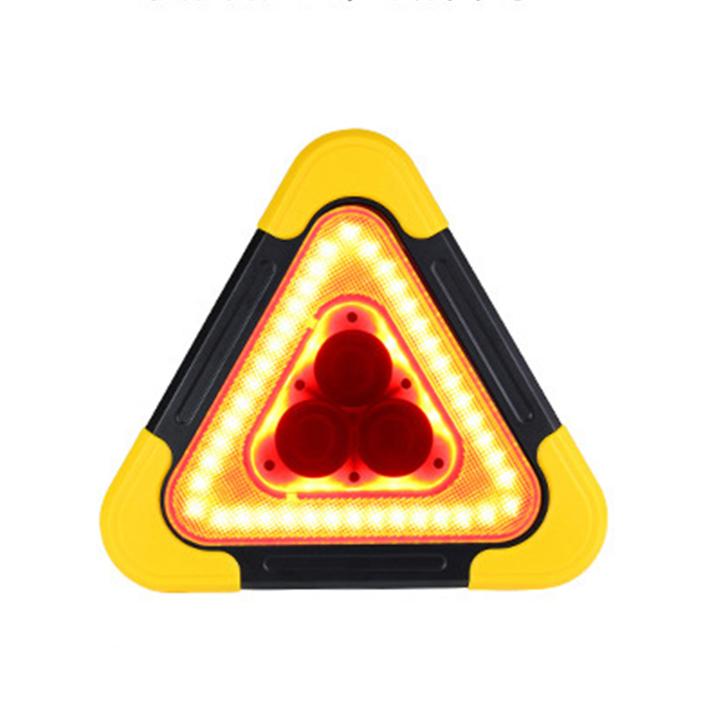 Multi-functional Tripod Warning Lamp COB Work Light Auto Solar Usb ...
