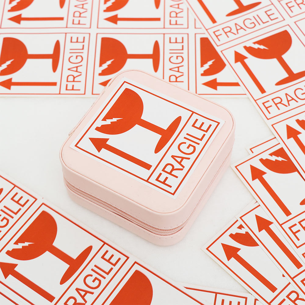 60pcs/lot Hazard Warning Sign Handle With Care Keep Express Label ...