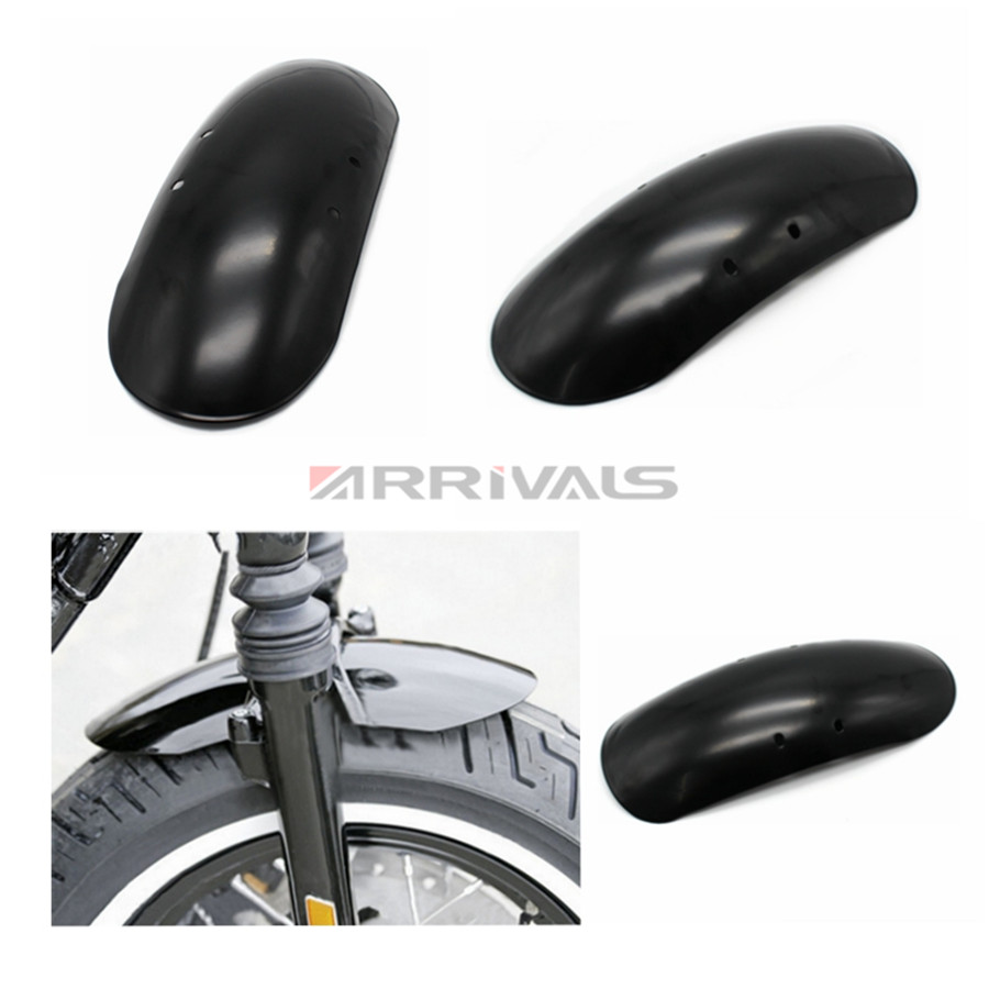 Motorcycle Custom Black Short Front Fender For Harley Sportster Forty ...