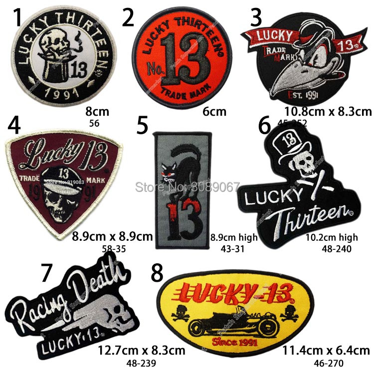 LUCKY THIRTEEN 13 MOTO SUICIDE MOTORCYCLE JACKET PUNK ROCKABILLY HOT ...