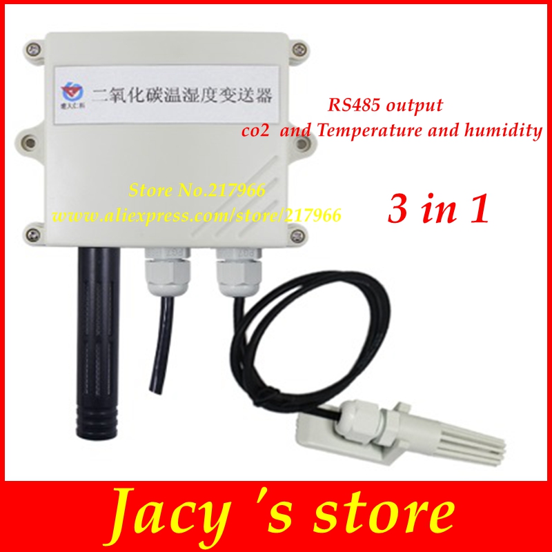 modbus RS485 3 in 1 CO2 sensor module CO2 Transmitter Carbon dioxide ...