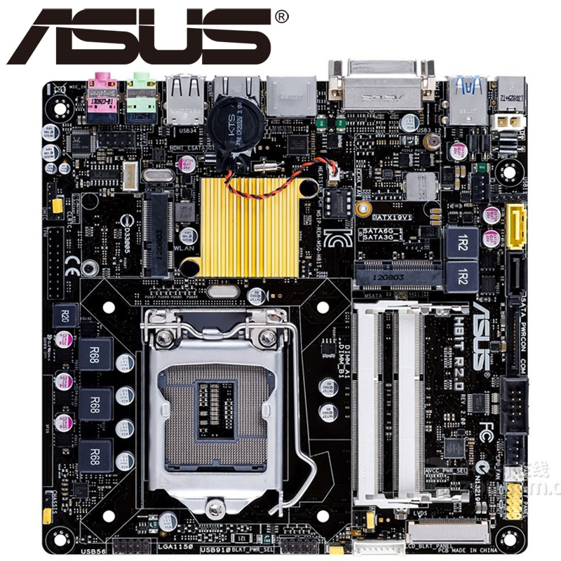 Asus H81T R2.0 Desktop Motherboard H81 Socket LGA 1150 i3 i5 i7 DDR3 ...