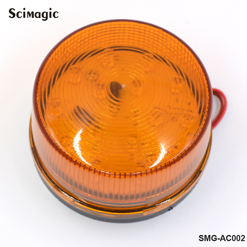 DC 12V or 24V LED Gate Flashing Light Lamp Alarm Lamp For Swing Sliding Gate Opener/Barrier Gate ...