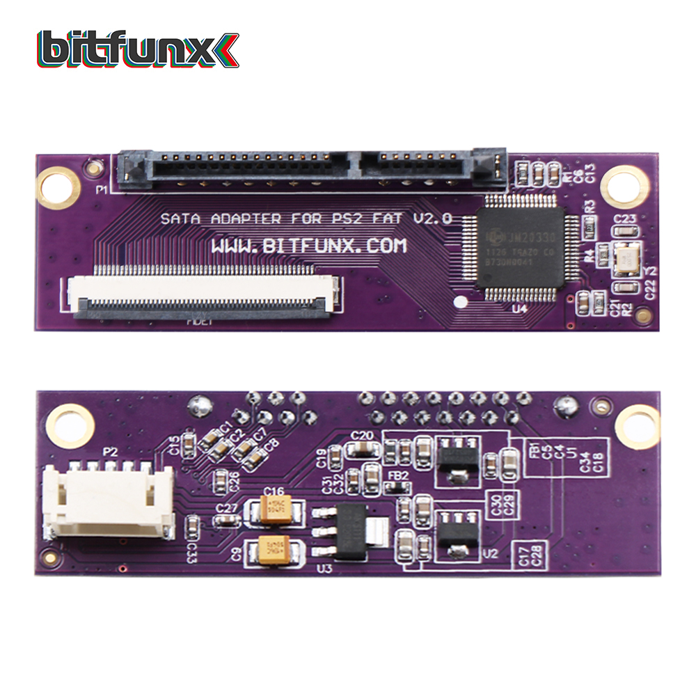 Bitfunx SATA Adapter Upgrade Board for SONY Playstation 2 PS2 IDE ...