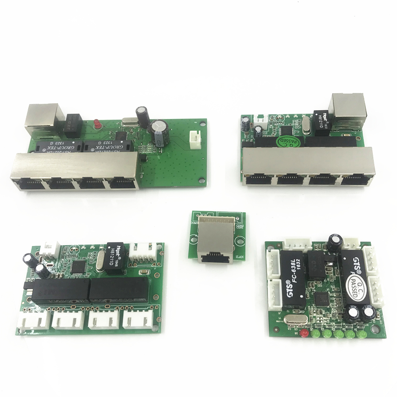 5 port ethernet switch circuit board for ethernet switch module 10 ...