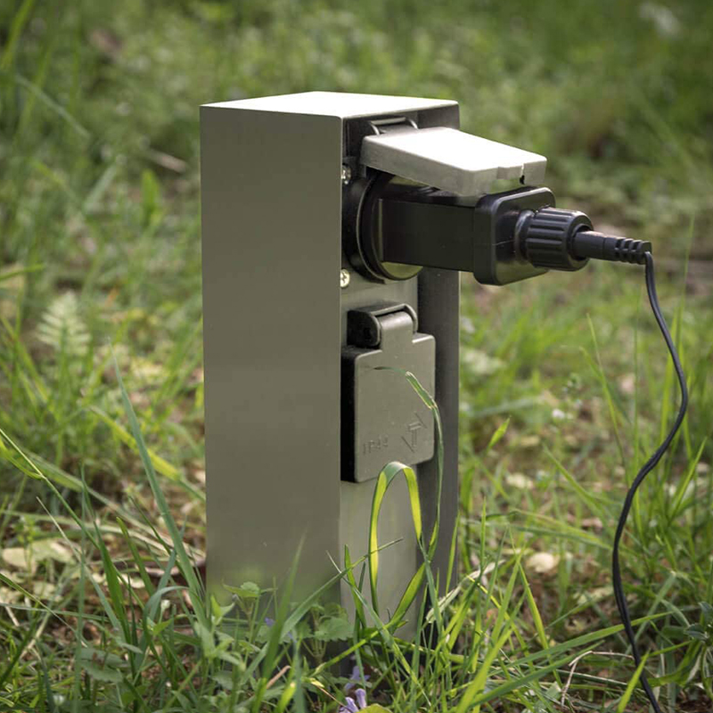 Outdoor Socket Weatherproof Waterproof Power Socket 3680W 16A Double EU ...