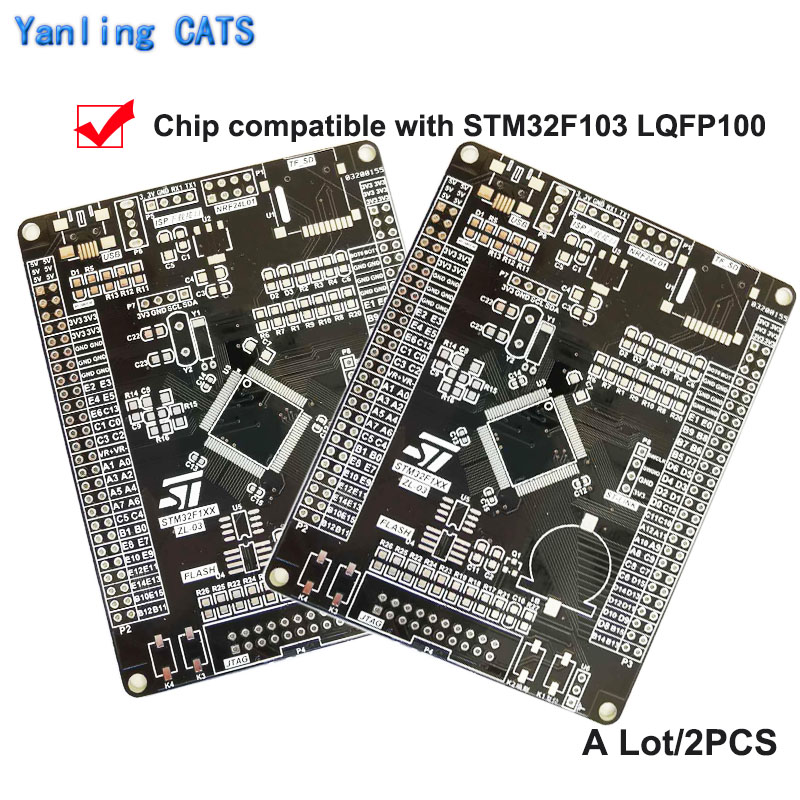 STM32f103 ARM Cortex M3 Empty Development Board DIY Welding for MCU ...