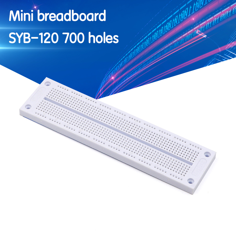 SYB-120 700 Points Solderless PCB Breadboard Mini PCB Breadboard for ...