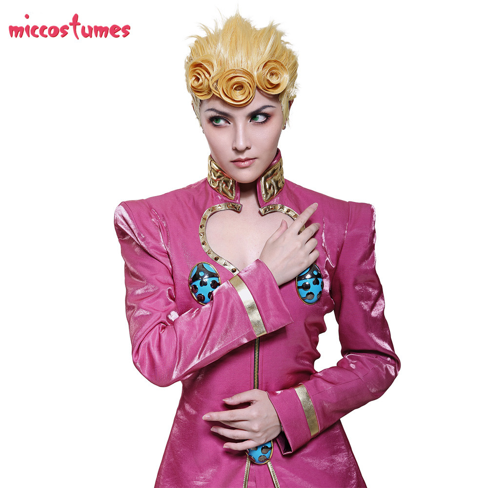 Giorno Giovanna Cosplay Jojo Bizarre Adventure Cosplay Golden Wind Jojo ...