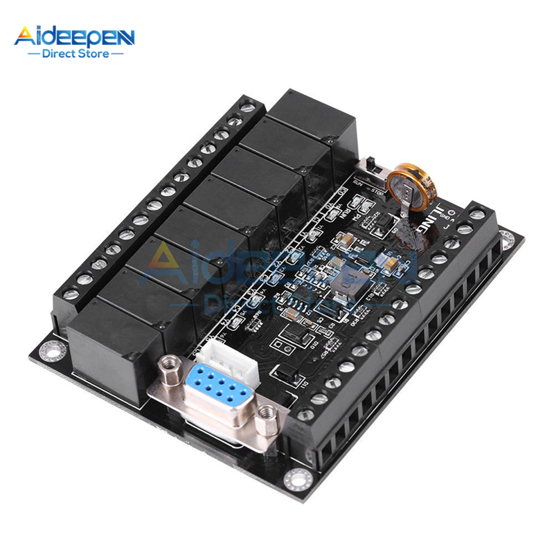 PLC Programmable Controller DC 24V Relay Module FX1N-20MR With Base ...