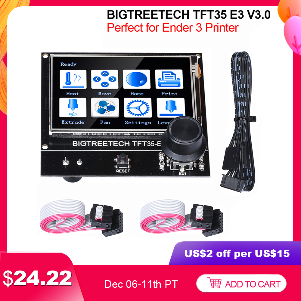 BIGTREETECH TFT35 E3 V3.0 Touch Screen 12864 LCD Display Wifi TFT35 3D ...