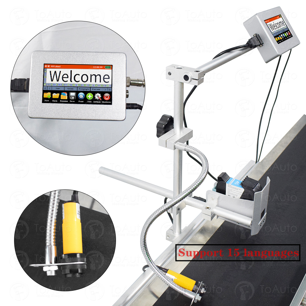 Multi-language Assembly Line Split-Type Inkjet Printer kits, Metal Case ...