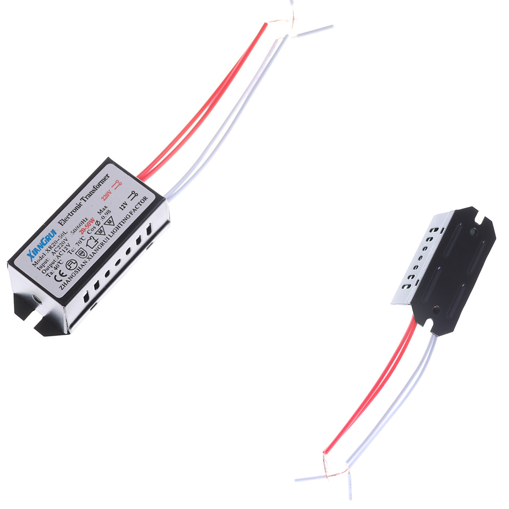 AC 220V to 12V 20-50W LED Transformator Halogen Lamp Electronic ...