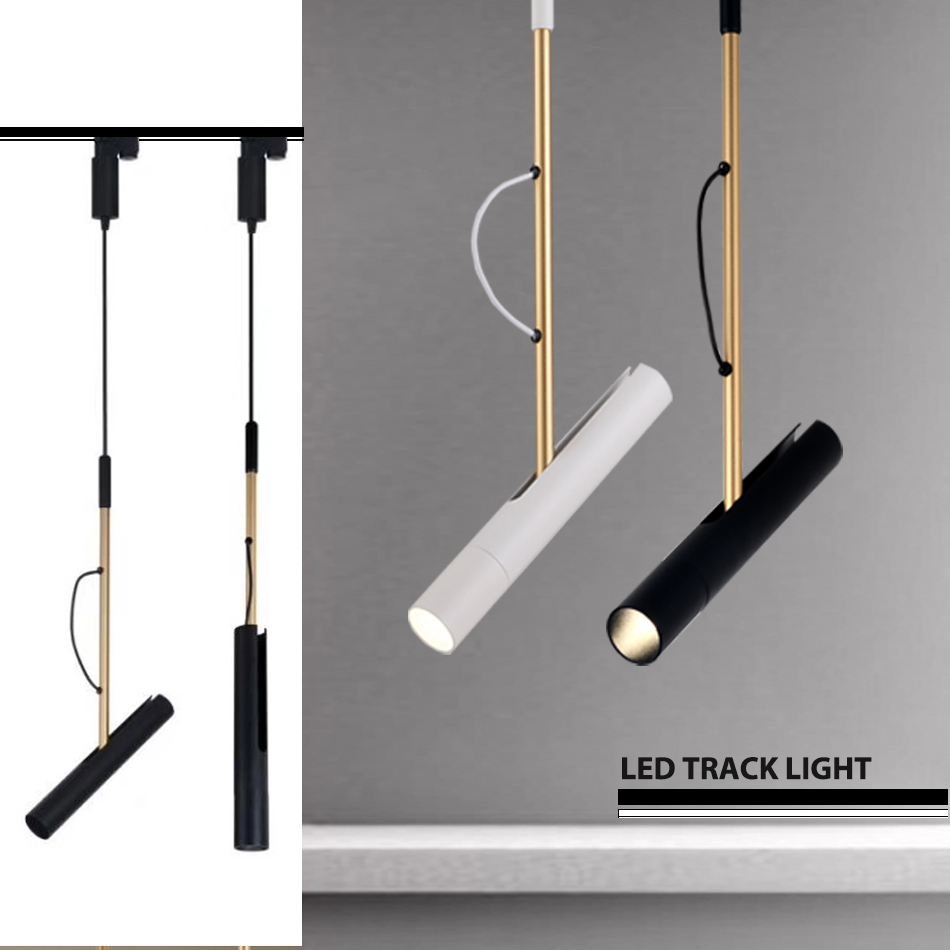 Led Track light Lamp Adjustable Ceiling Rail Track lighting Spot lamp ...