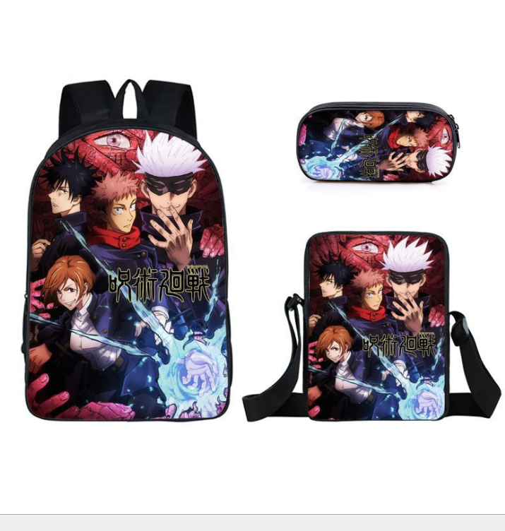 Anime Jujutsu Kaisen Yuji Itadori Backpack Cool Boy School Backpack ...