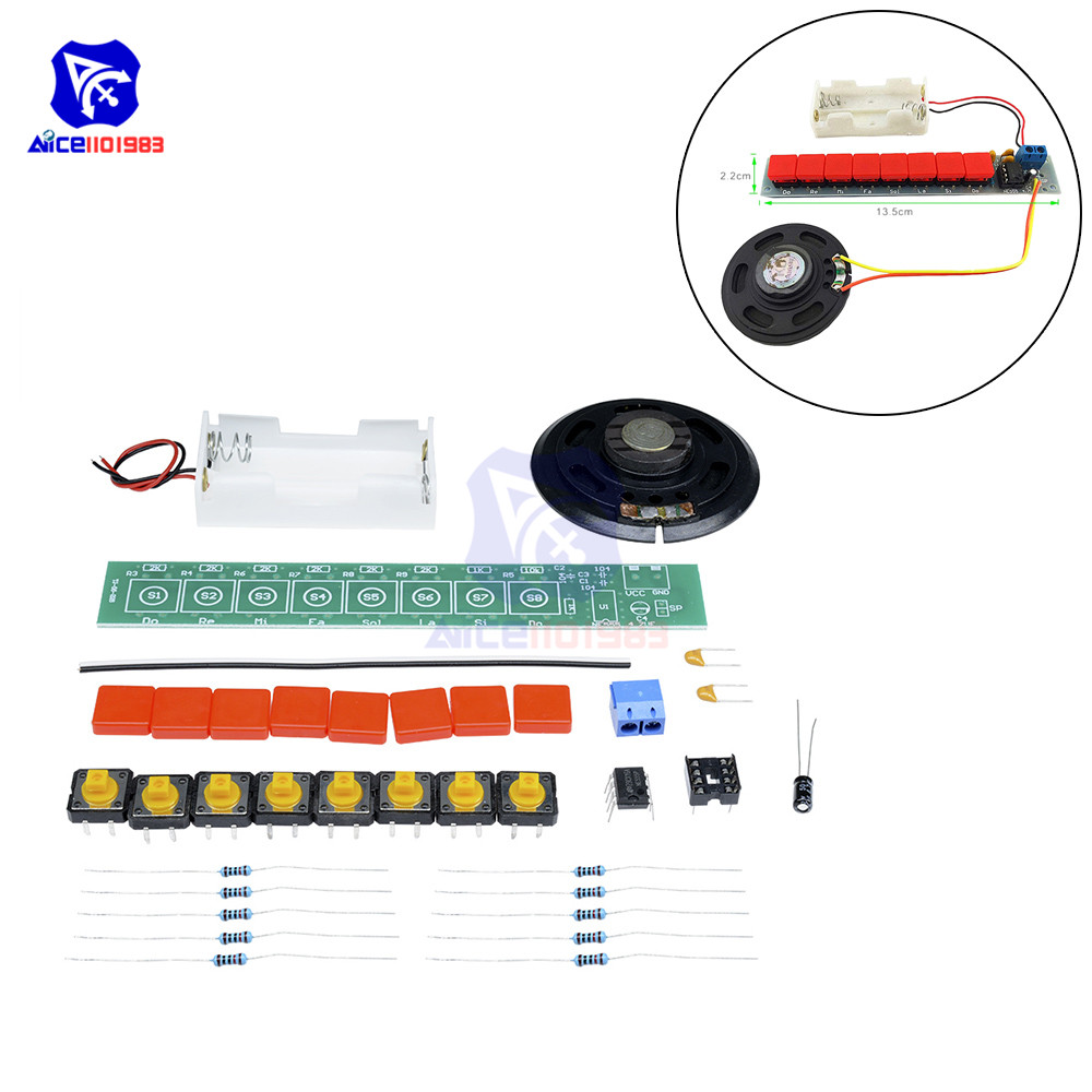 diymore DIY Kit Component Electronics NE555 Electric Piano Organ Module ...