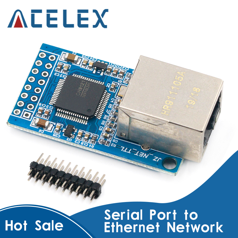 CH9121 Serial Port to Ethernet Network Module TTL Transmission Module Industrial Microcontroller ...