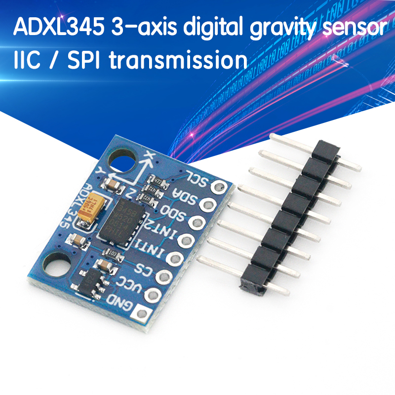 GY-291 ADXL345 3-Axis Digital Gravity Sensor Acceleration Module IIC ...