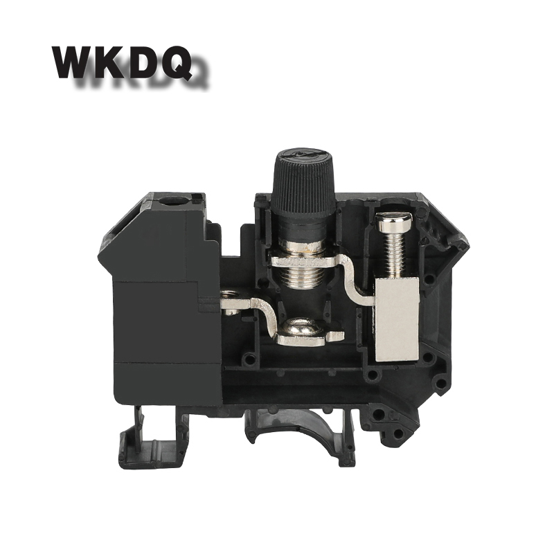 10pcs UK 10-DREHSI Din Rail Fuse Modular Terminal Blocks With Srew Cap ...