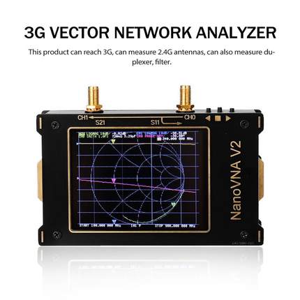 3G S-A-A-2 NanoVNA V2 Vector Network Analyzer Digital Nano VNA Tester ...
