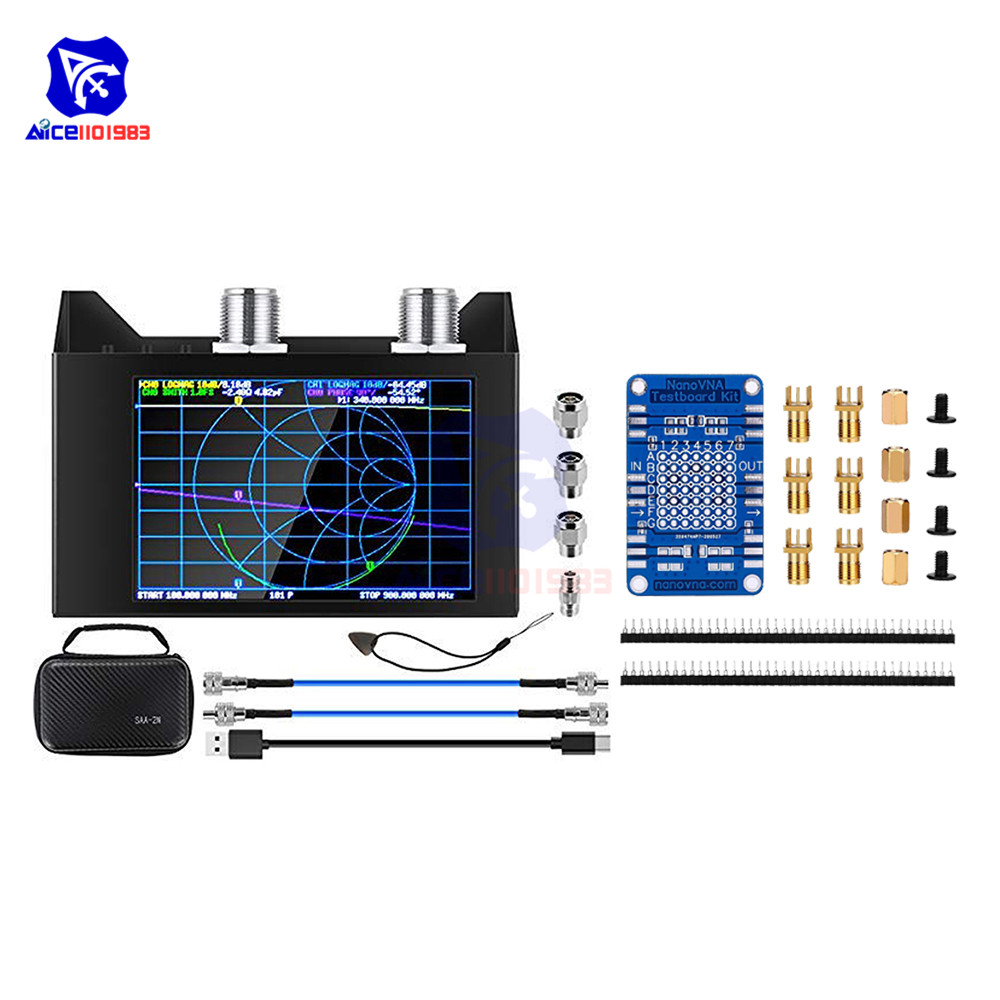 NanoVNA SAA-2N V2.2 Vector Network Analyzer 50KHz-3GHz HF VHF UHF ...