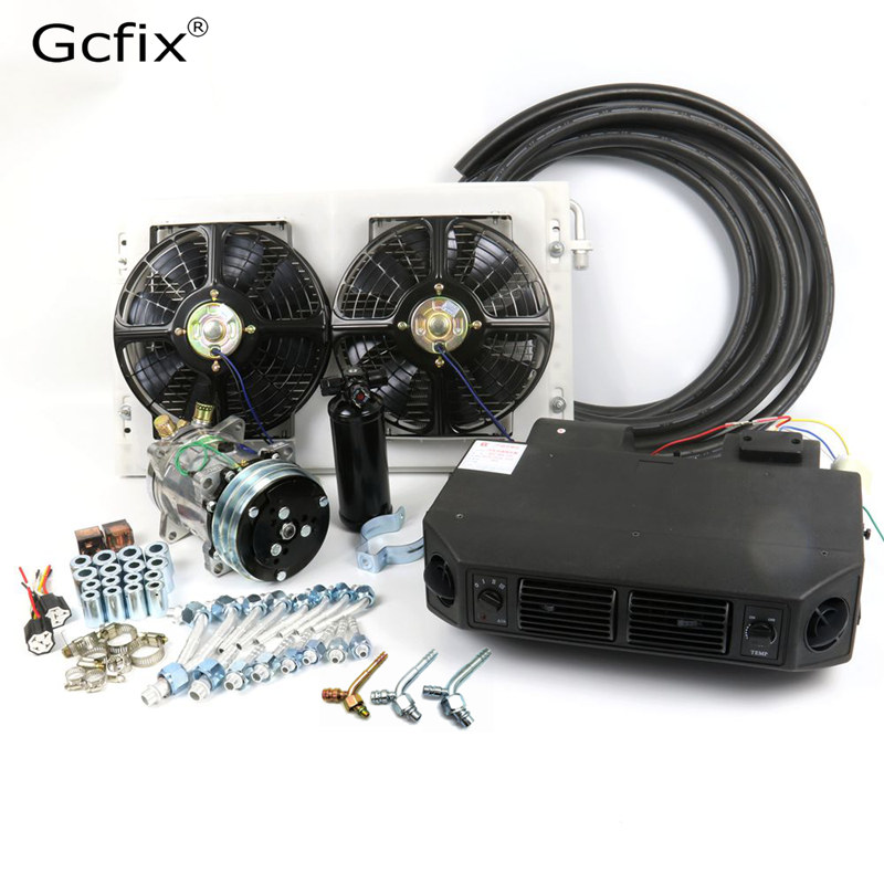 Universal Automotive 12V 24V A/C Air Conditioning Kit for Truck Minibus ...