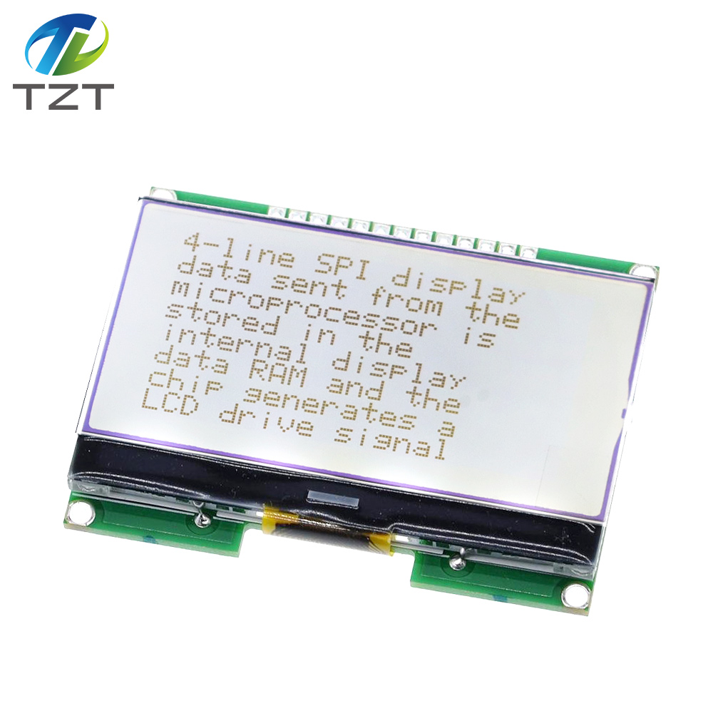 Lcd12864 12864-06D, 12864, LCD module, COG, with Chinese font, dot ...