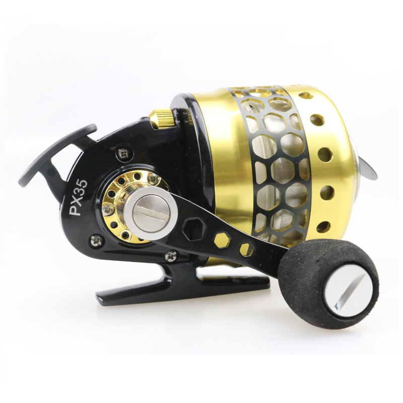 PX35 Fishing Reel Slingshot 4+1BB Compound Bow Hunting Closed Metal ...